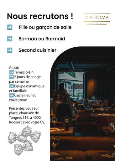 La Via Roma – Restaurant Italien Rocourt Liège